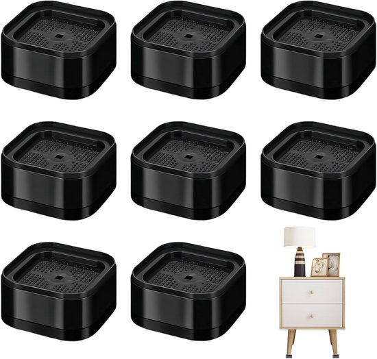 Wasmachine-voeten - 8 stuks bankverhoging - 3,5 cm verstelbare ...