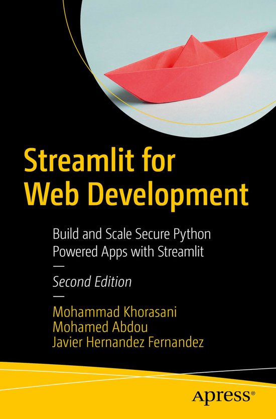 Streamlit for Web Development, Mohammad Khorasani | 9798868818257 | Livres | bol