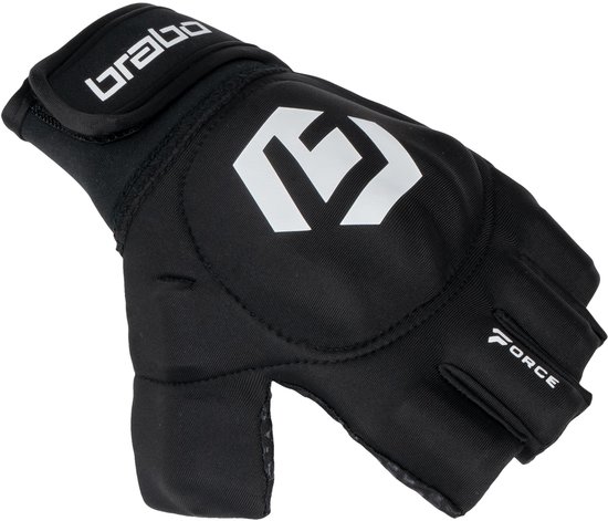 Brabo Brabo Force Player Glove Black Unisex Sporthandschoenen - Black | bol