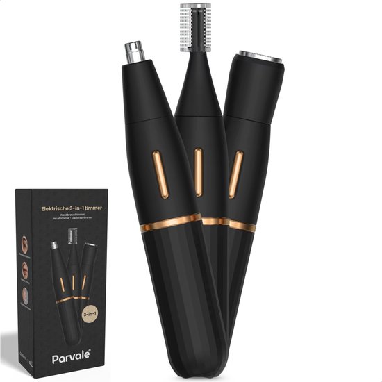 Parvale® Neustrimmer Mannen & Vrouwen 3 in 1 - Neushaartrimmer Dames ...