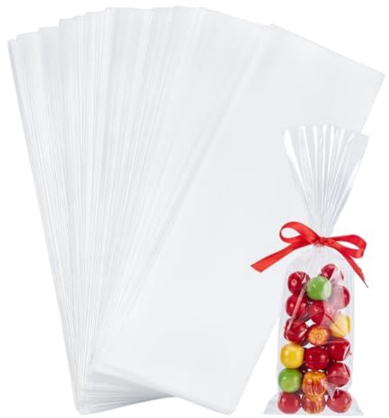 Transparante OPP cellofaan zakjes voor zoetigheden en kleine items - 25 ...