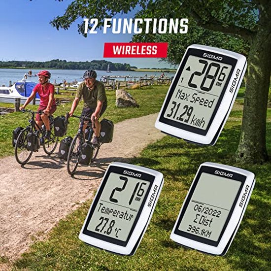 Fietscomputer met Draadloze Functies en Groot Display voor Sportieve ...