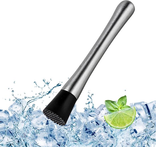 Cocktail stamper - Stamper voor cocktails - RVS - Cocktailstamper | bol