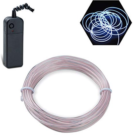 Flexibele Neon Verlichting Draad voor Feestverlichting - 3 Modi en 5 ...