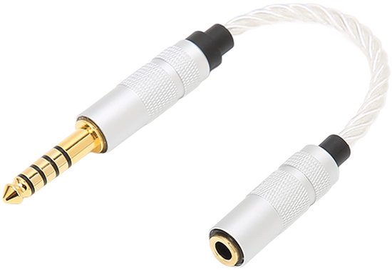 Balanced Cable Adapter, 4.4mm Balanced To 3.5mm Stereo Cable Premium ...