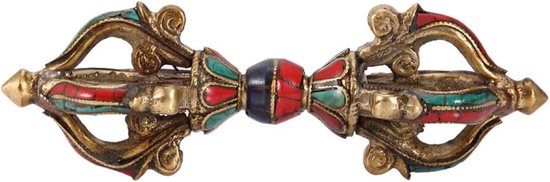 Tibetan Vajra - Vijfpuntige Vajra - Tempel Altar Tool - Ritueel Tool ...