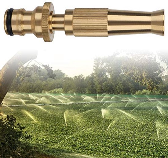 Garden Hose Nozzle, Copper Outdoor High Pressure Sprayer Water Hose ...