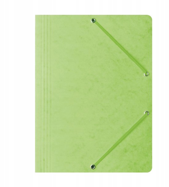 Bantex A4 Map met Elastiek, Lichtgroen, 390 g/m² | bol