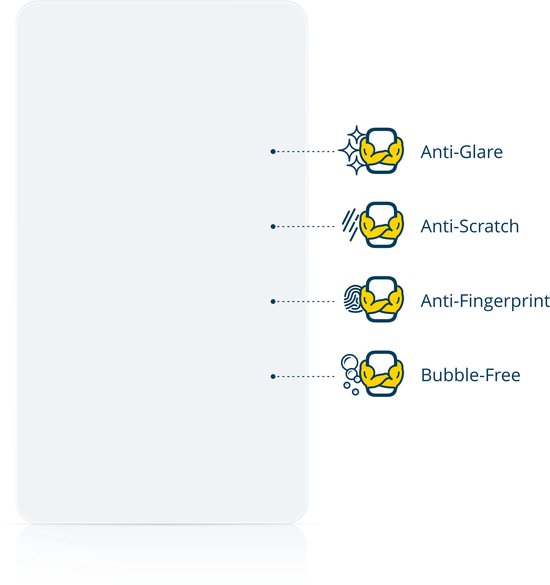 BROTECT - Screenprotector voor Adyen P630 - Folie Beschermfolie matte 2 Stuks | bol