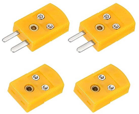 K Type Thermocouple, Wire, Plug, Plug, Adapter, High Temperature, 120°C ...