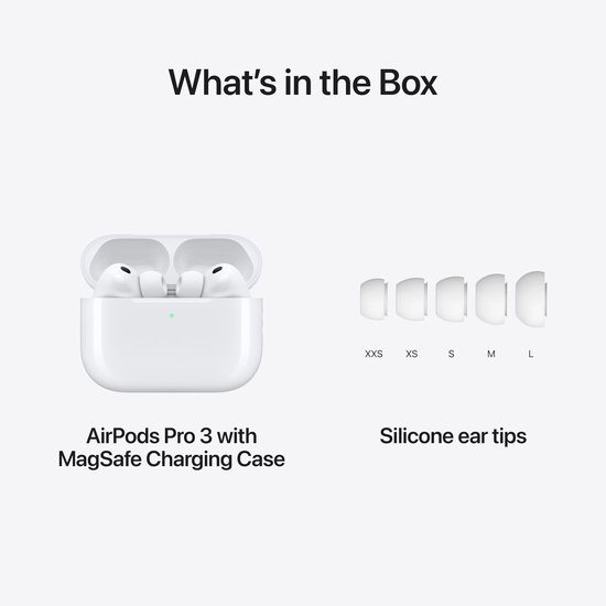 Apple Airpods Pro 3 - In-ear koptelefoon - USB-C | bol