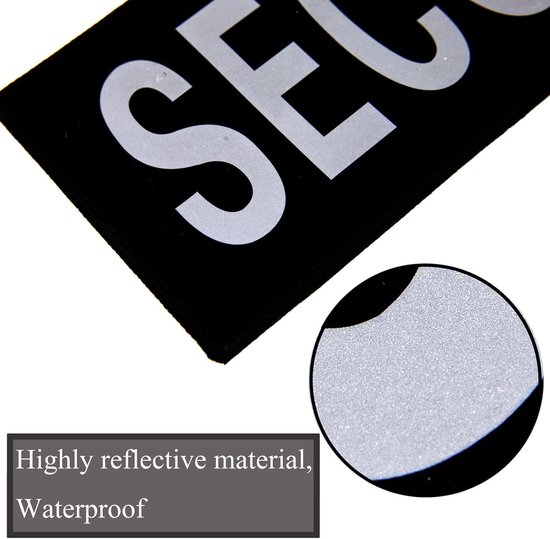 Reflective Velcro Patch Set - Velcro Sticker - Reflective Tape - Police ...