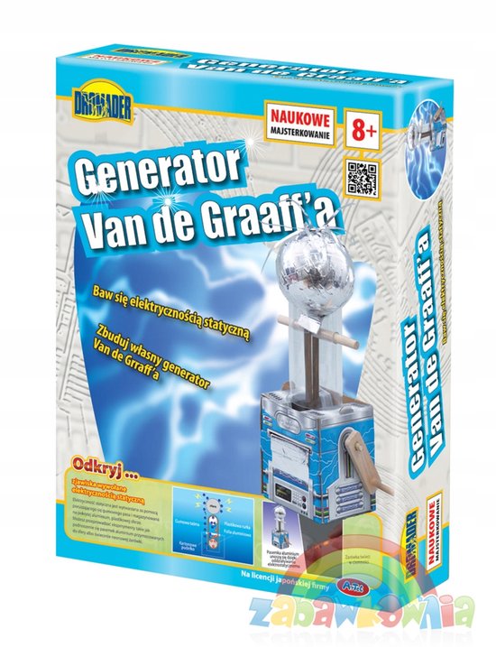 Van de Graaff Generator - Doe-het-zelf Elektrostatica Kit voor Kinderen ...