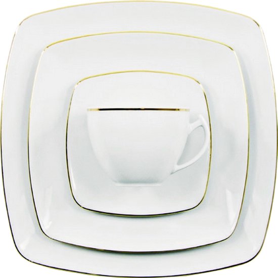 Pour 12 personnes 44 pièces Ćmielów Akcent Goud | bol