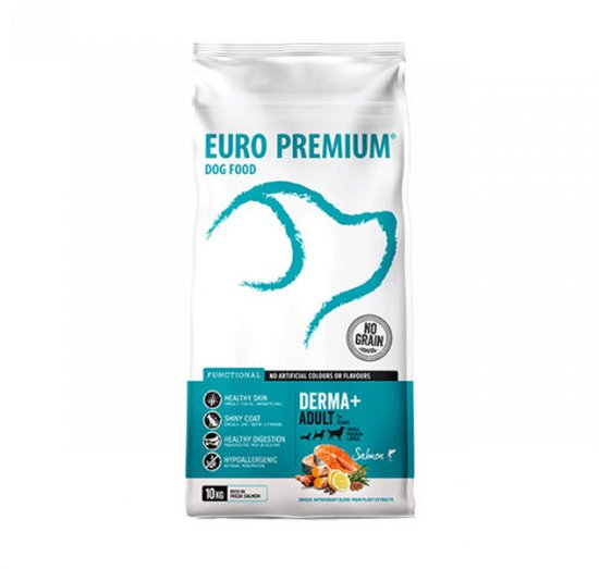 Euro-Premium Adult Derma+ - 2 x 10kg | bol
