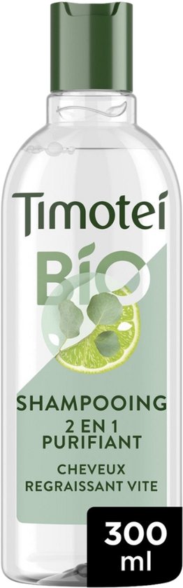 2 x Timotei - Shampoo - Eucalyptus & Limoen - Biologisch - 2in1 - 300ml ...