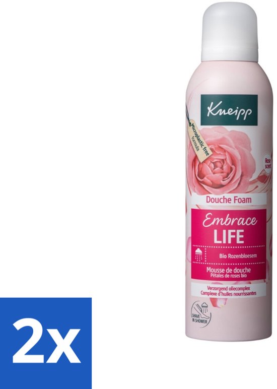 2 x Kneipp - Douche schuim - Embrace Life - Anti‑Aging verzorging - 200 ...