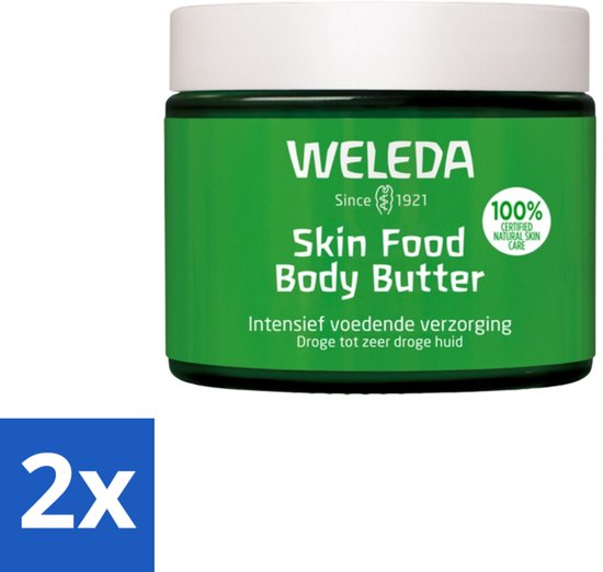 2 x WELEDA - Body Butter - Skin Food - Droge huid - 150 ml - Intensieve ...