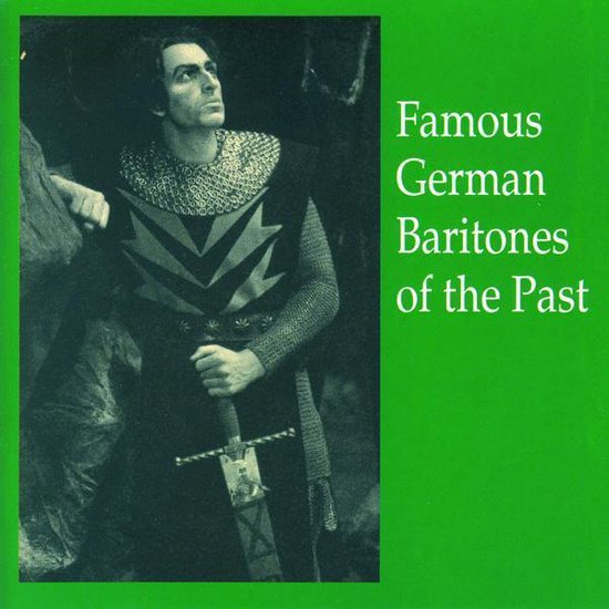 Famous German Baritones of the Past, various artists | CD (album ...