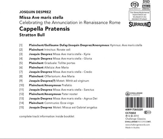 Missa Ave Maris Stella, Stratton Bull | Muziek | bol.com