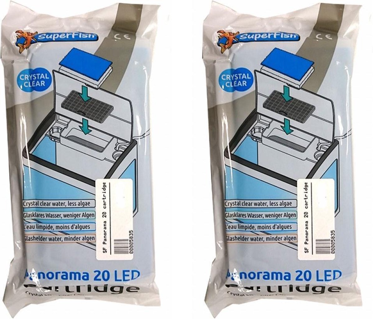SF Panorama 20 Filter Vervang cartridges per 2 stuks | bol.com