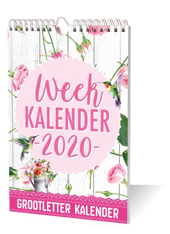Bloemen Grootletter Weekkalender 2020 | bol.com
