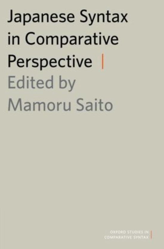 Japanese Syntax In Comparative Perspective | 9780199945221 | Mamoru ...