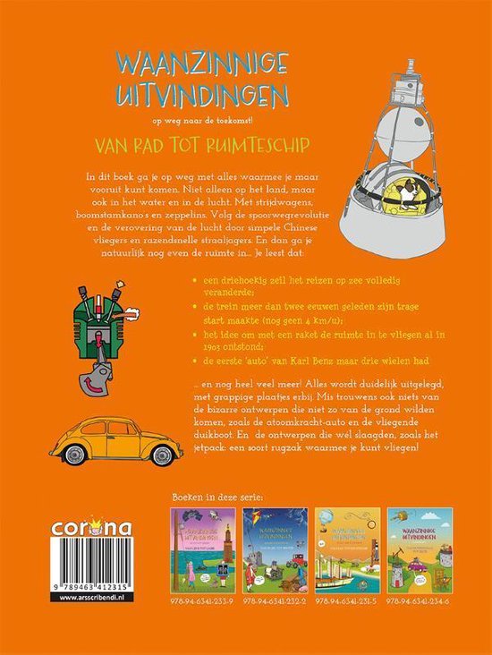 Waanzinnige Uitvindingen - Van rad tot ruimteschip | 9789463412315 ...
