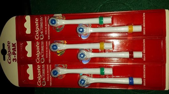 Tandenborstel Colgate Actibrush opzetborstels pak van 6 stuks | bol