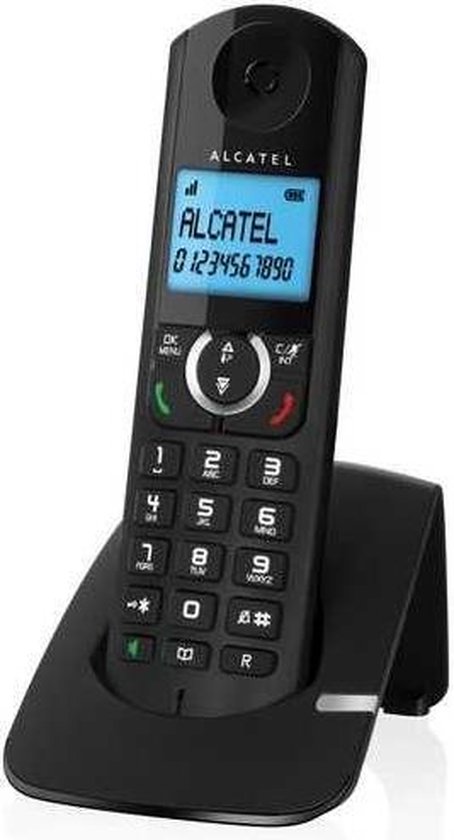 Alcatel F380 - Single DECT telefoon - Zwart | bol.com