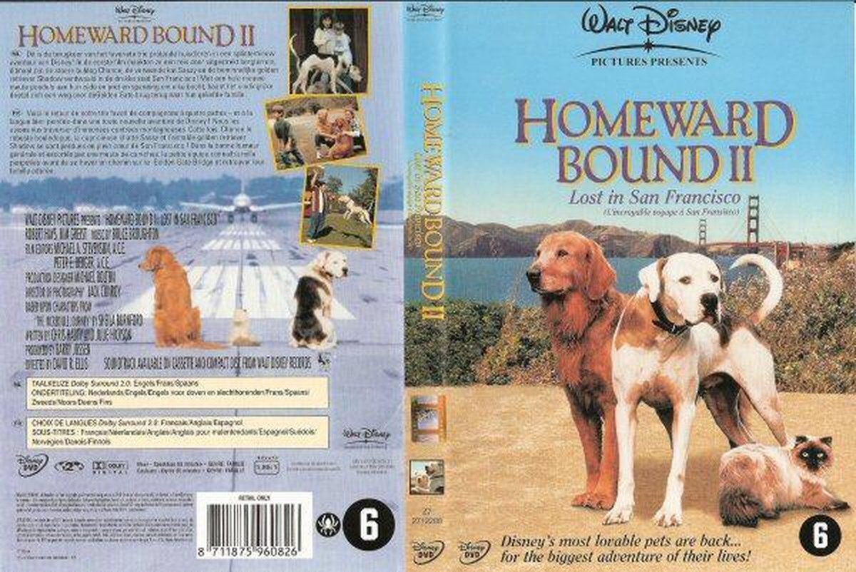 HOMEWARD BOUND 2 - Lost in San Francisco (Dvd) | Dvd's | bol