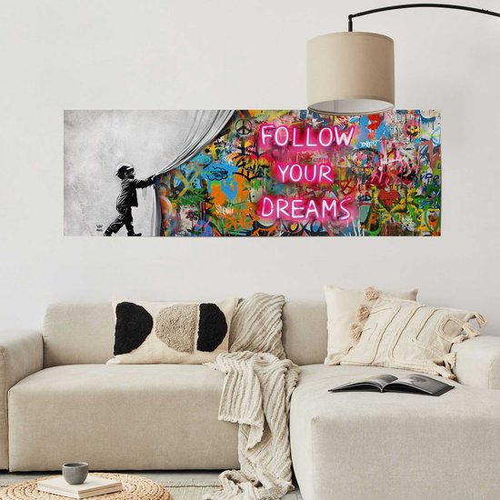 Reinders Poster Surprise Wall - 53x158cm - Papier | bol