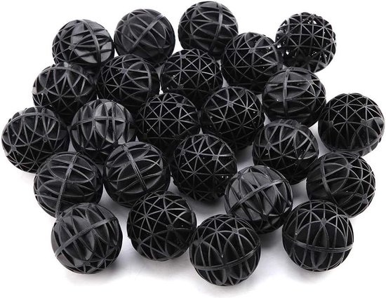 50Pcs Canister Bio Porous Filter Ball - Aquarium Pond Filter Material ...