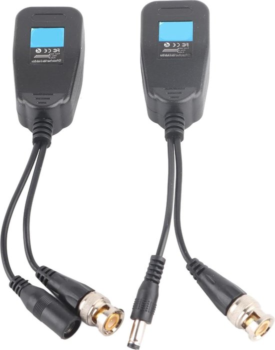 Video Balun 1 Pair Passive CCTV Coax Analog To IP Camera Converter ...