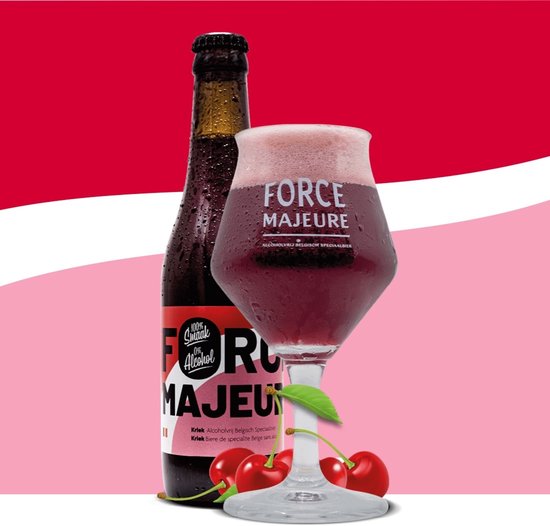 Force Majeure - Kriek - Alcoholarm bier - 24x33cl | bol