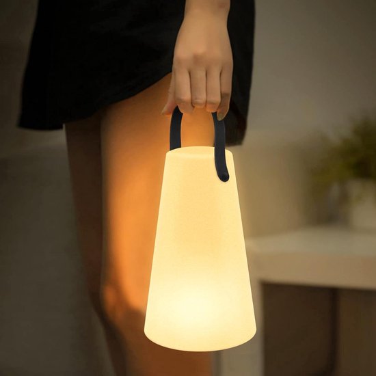 Draadloze Dimbare LED Outdoor Tafellamp - Voor Tuin en Camping - 1 stuk ...