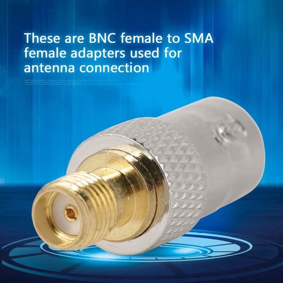 RF Coax Adapter - BNC Female naar SMA Female - Test Converter - 5 stuks ...