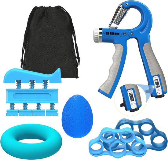 Hand Grip Strengthener Set voor Krachttraining en Pijnverlichting ...