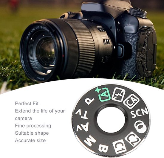 Vervangend Dial Plate voor 80D Camera Top Cover - Mode Draaitafel Patch ...