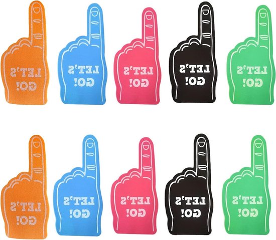 10 stuks schuimrubber handpalmen voor sportevenementen - atletiek ...