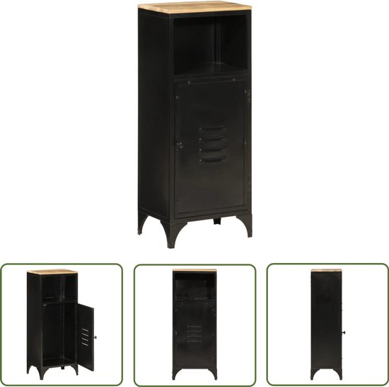 vidaXL Badkamermeubilair - Badkamerkast - Badkamerkast 40x27x90 cm ...