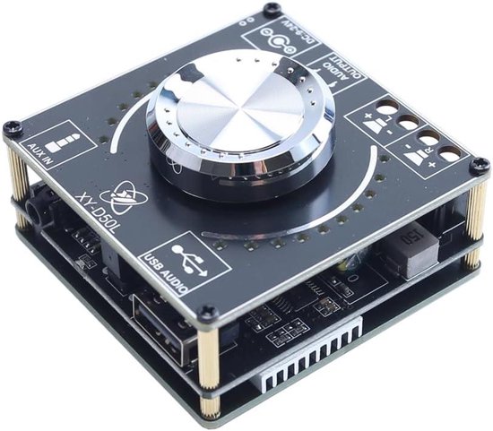 50W + 50W Bluetooth Compatible Amplifier Module BLE 5.1 Two-Channel ...