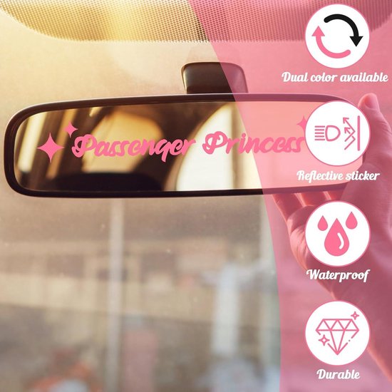 Set van 4 passagiers-prinses stickers - grappige en schattige ...