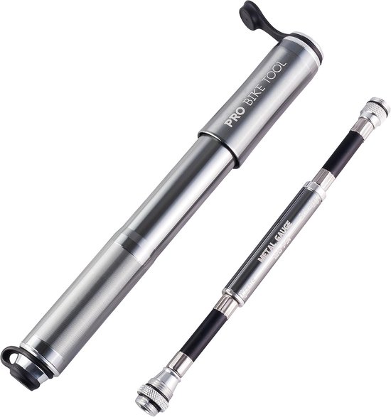 Mini Fietspomp met Indicatie voor Presta en Schrader - Hoge Druk tot 6. ...