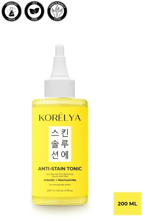 Korelya - Anti-Stain Tonic 200 (ml.) | Anti Puistjes Tonic - Pore ...