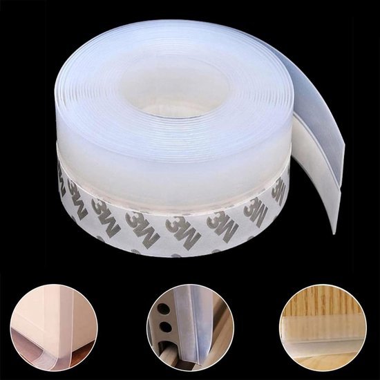 Tochtstrips voor deuren siliconen afdichting strip - deur strip bodem ...