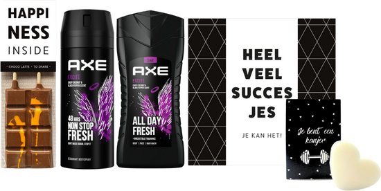 Axe Cadeauset Excite Succes Kanjer - Axe Showergel 250 ml Excite - Axe ...