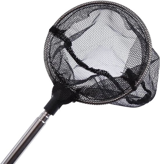 Visnet voor aquarium - verstelbare handgreep - rond frame met visnetten ...