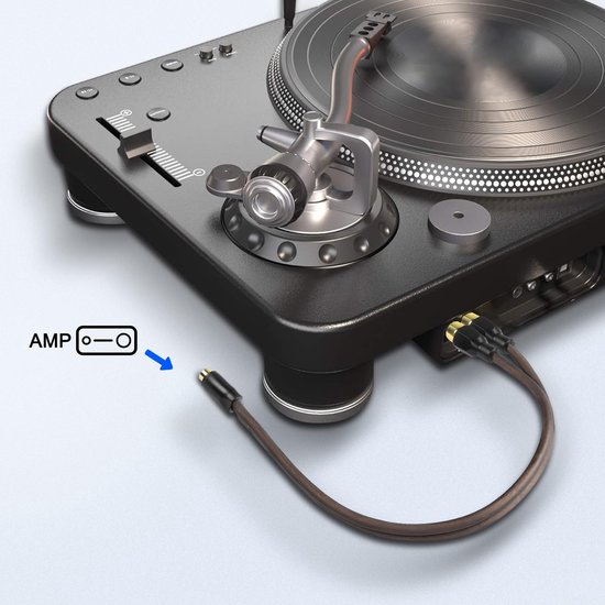 XMSJSIY Cinch Car Audio Y-splitter kabel verguld stereo audio Y-adapter ...