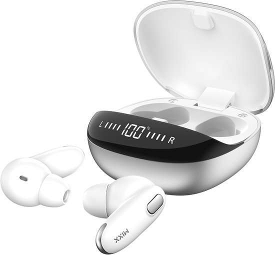 MIXX StreamBuds Mini Charge 2 - Draadloze Oordopjes - Qi Opladen ...